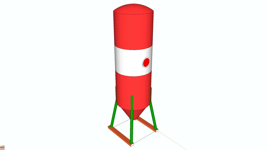 silo 60 ton | 3D Warehouse