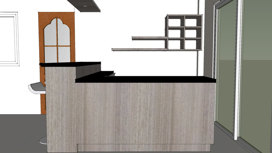 bar counter | 3D Warehouse