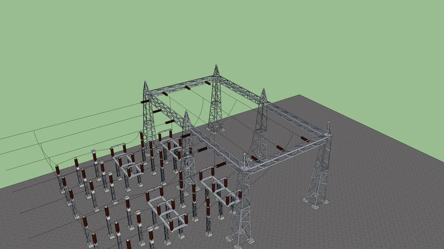 Single Bus Substation | 3D Warehouse