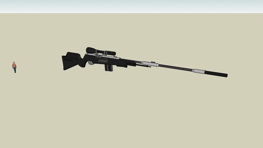 Sniper Rifle | 3D Warehouse