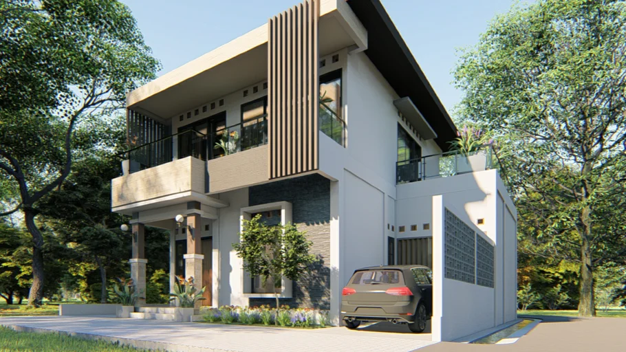 PROJECT 03 RUMAH TINGGAL Mrs. Esti, Wonogiri | 3D Warehouse