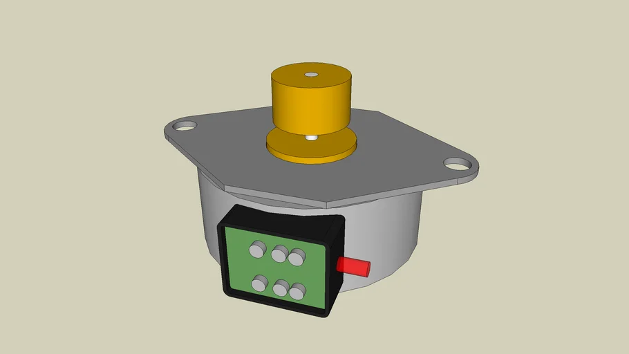 Sankyo 7.5 Deg Stepper Motor | 3D Warehouse