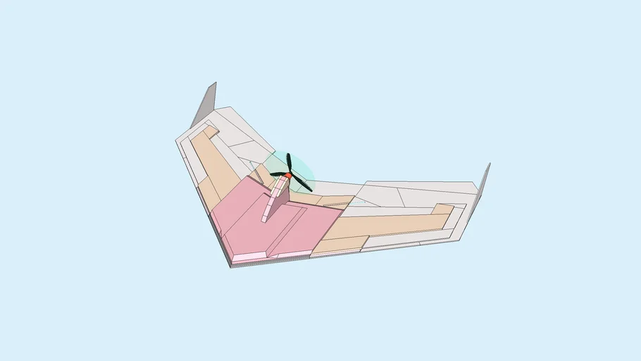 Test Wing UAV (Scratch Build) | 3D Warehouse