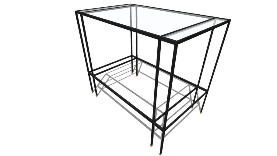 Mat Leaf Shelf Table | 3D Warehouse