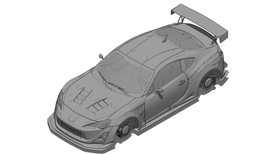 Subaru - BRZ GReddy Body Kit Template | 3D Warehouse