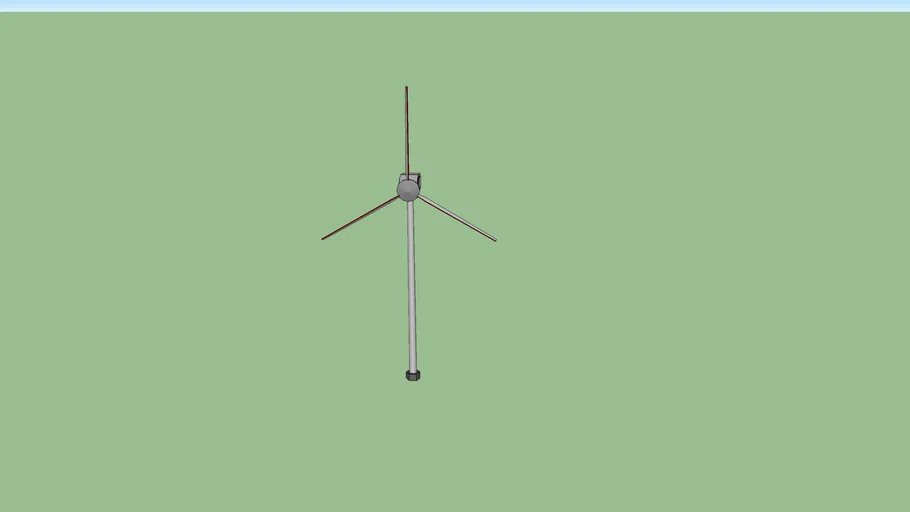 wind turbine Low poly (31kb) | 3D Warehouse