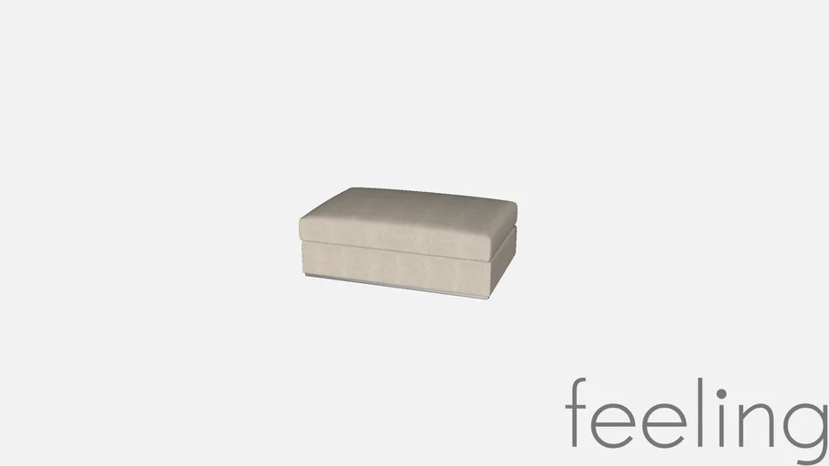 Sofá Zurique_ Puff | 3D Warehouse