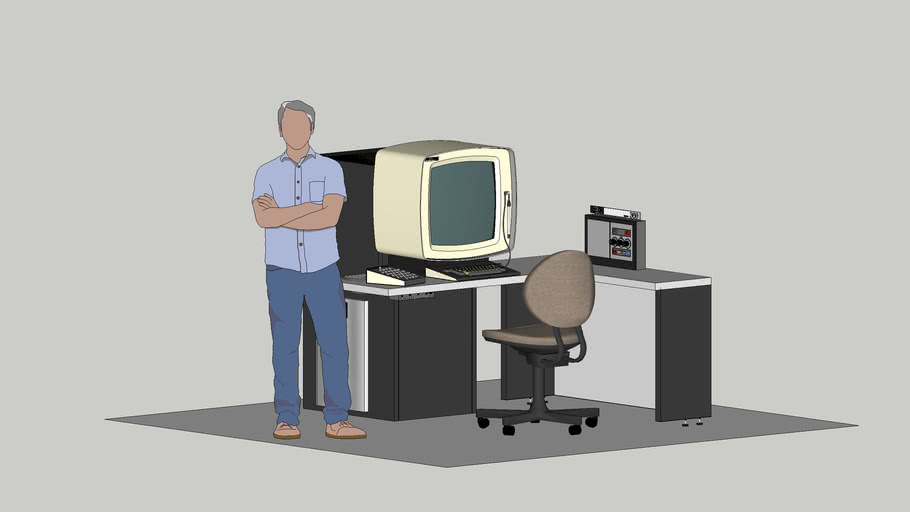 IBM 2250 GRAPHIXS DISPLAY UNIT – MODEL 1 (1964) | 3D Warehouse
