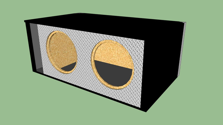 KICKER subwoofer box | 3D Warehouse