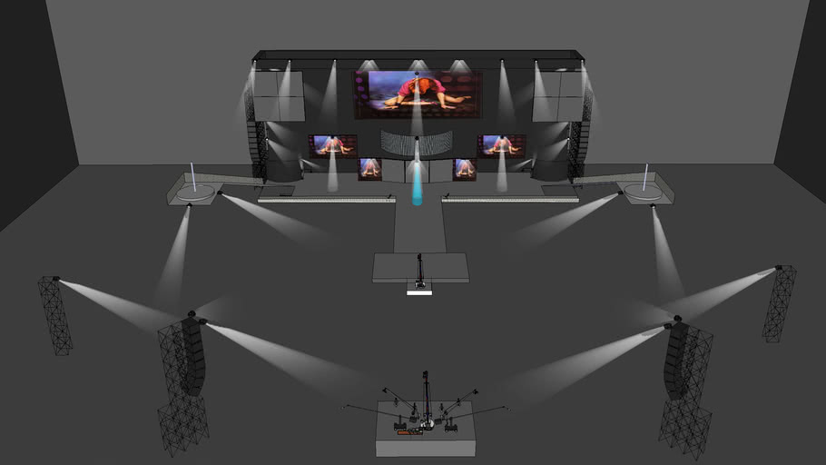 escenario. | 3D Warehouse