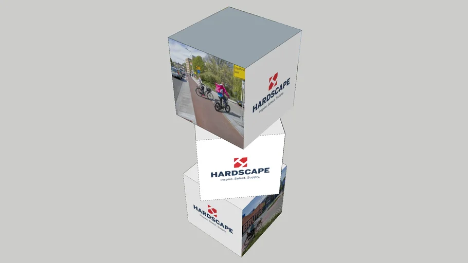 GRAFIT -ROTATING CUBE STACK- HARDCAPE | 3D Warehouse