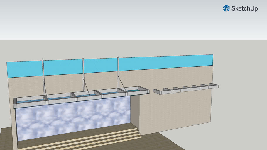 565 Metal and glass canopies | 3D Warehouse