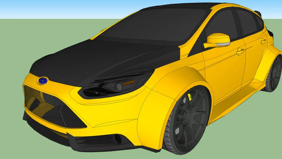 Widebody Ford Focus ST 2012 | 3D Warehouse