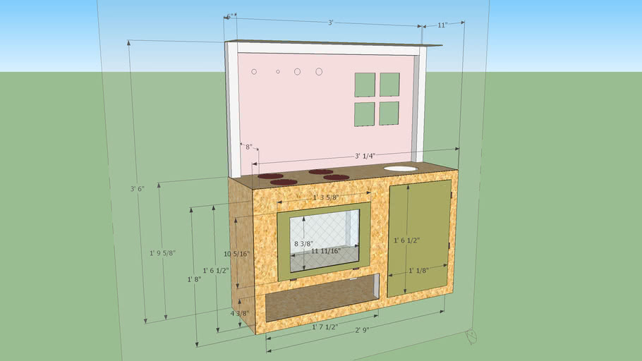 Kids Kitchen play center | 3D Warehouse