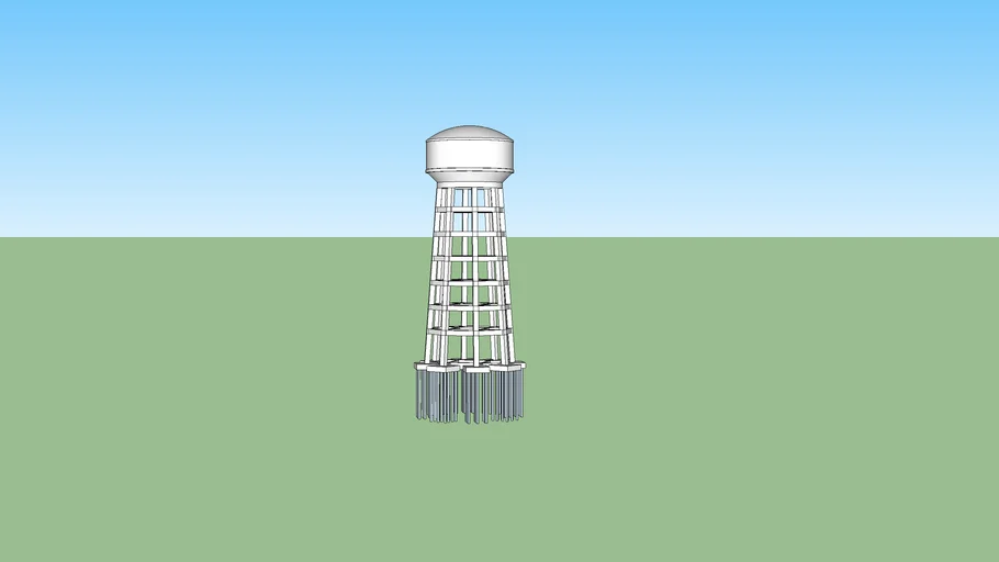 Tanque elevado acueducto | 3D Warehouse