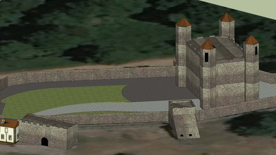 Castelo Santa Maria da Feira, Portugal | 3D Warehouse