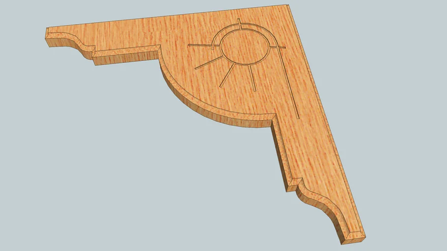 Decorative Wooden Corner | 3D Warehouse