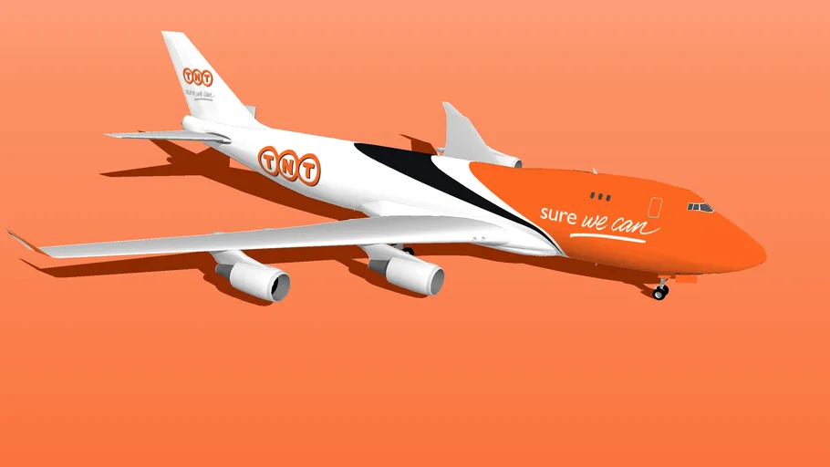TNT Express Airways Boeing 747-400F Freighter Cargo Aircraft | 3D Warehouse