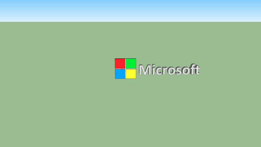 Microsoft new logo | 3D Warehouse