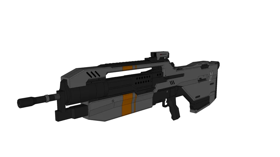 Halo 4 Battle Rifle - BR85HB SR | 3D Warehouse