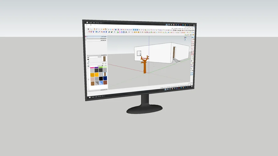 monitör- monitor- computer | 3D Warehouse