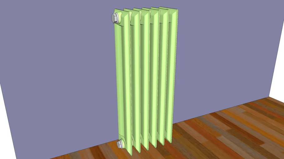 Iron casting radiator | 3D Warehouse