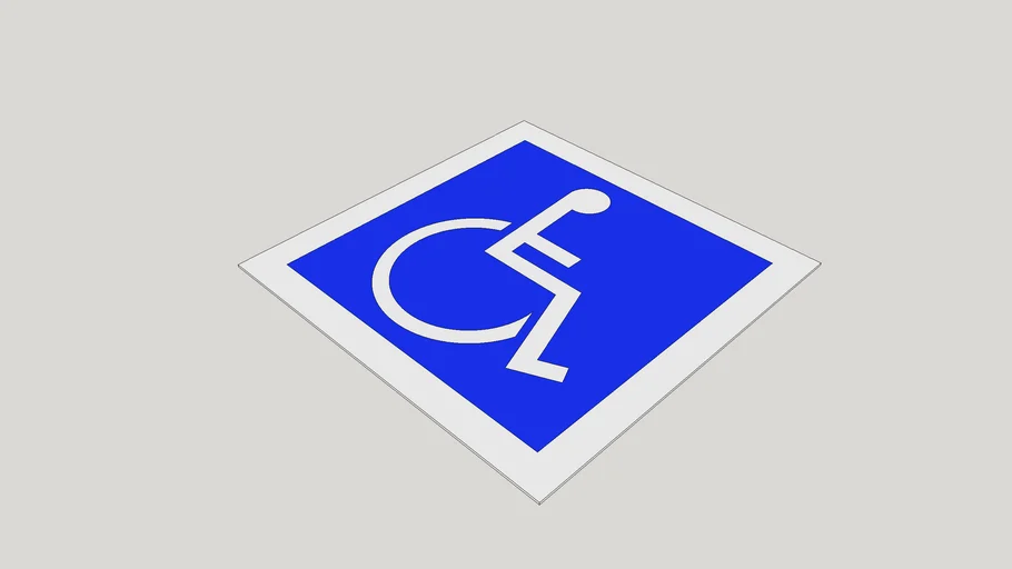 ADA Park Symbol | 3D Warehouse