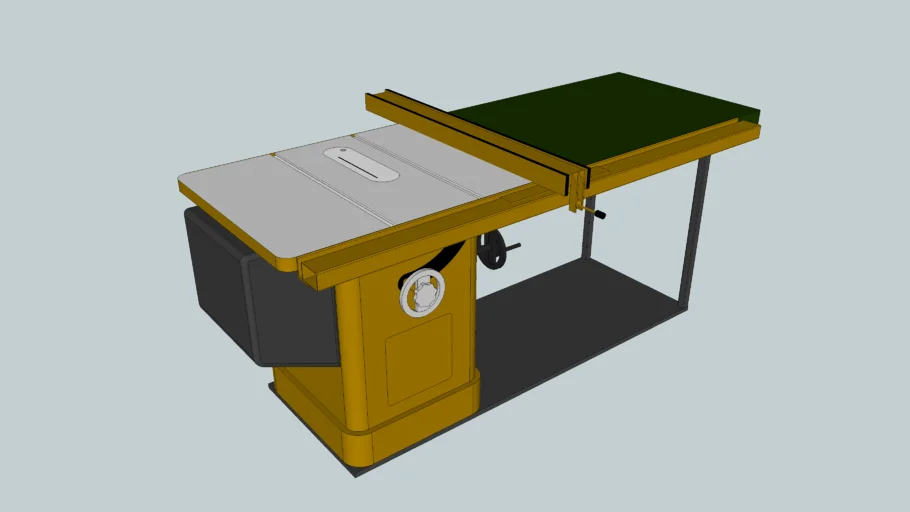 Powermatic 66 Tablesaw | 3D Warehouse