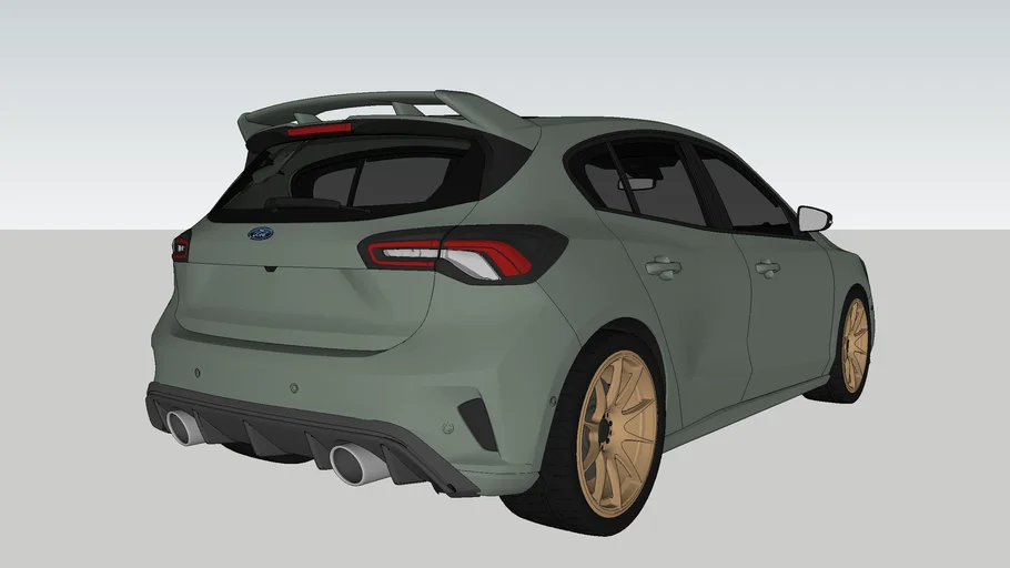2020 Ford Focus RS Custom | 3D Warehouse