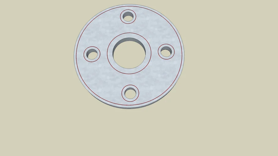 Pipe flange | 3D Warehouse