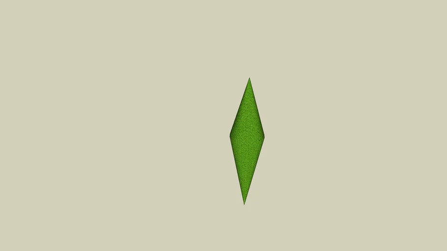 Grass crystal shard | 3D Warehouse