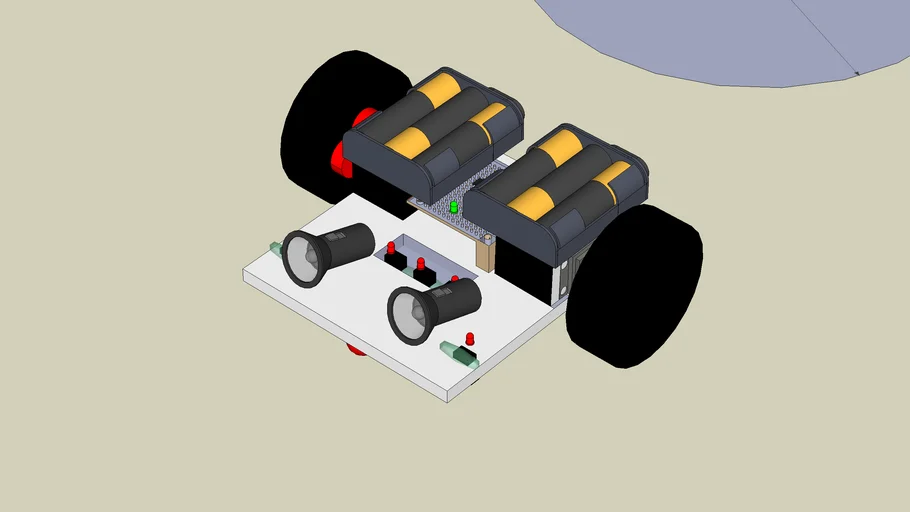 Line Following Robot for RoboCup 2008 | 3D Warehouse