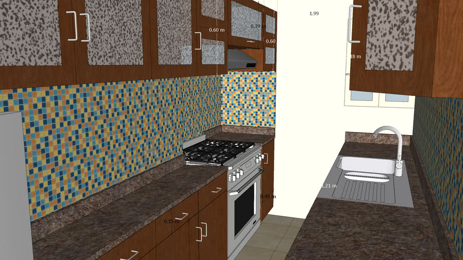L shaped kitchen | 3D Warehouse