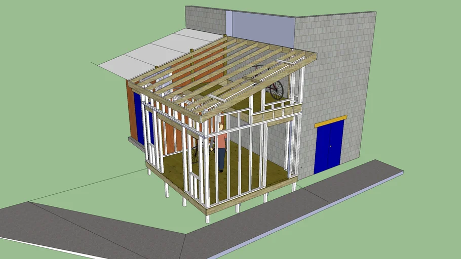 21st Street Bike Project Building Plan | 3D Warehouse