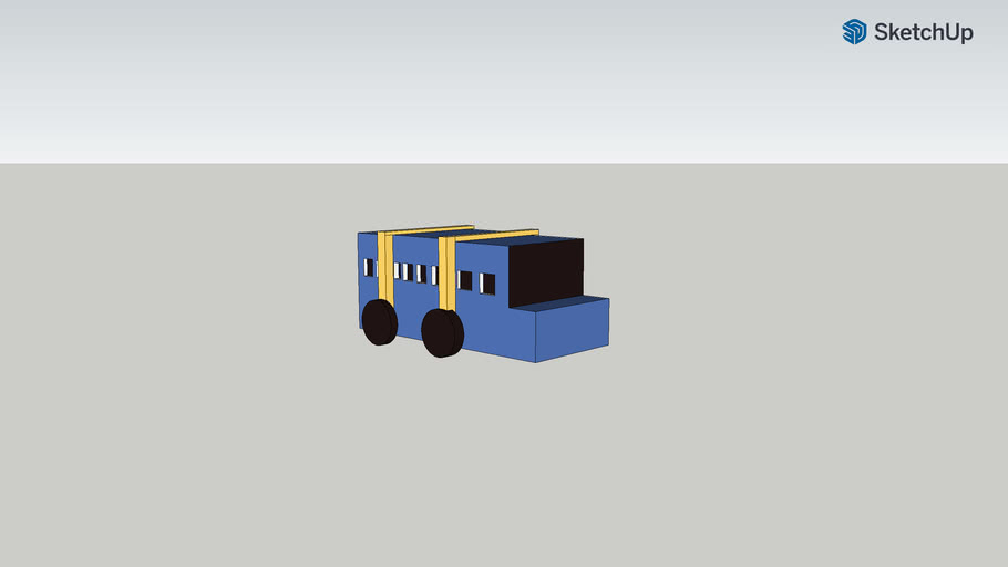 batlle bus fortnite | 3D Warehouse