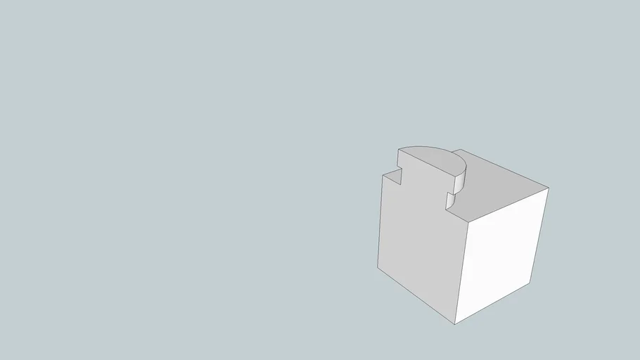 1x2x3 Edge Piece | 3D Warehouse