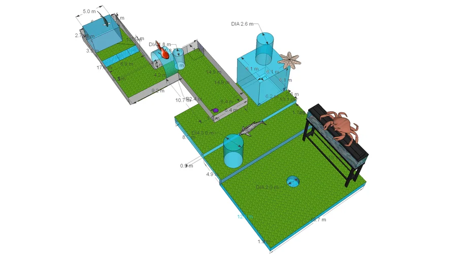 Alyssa's mini golf course | 3D Warehouse