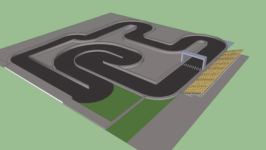 a race track | 3D Warehouse