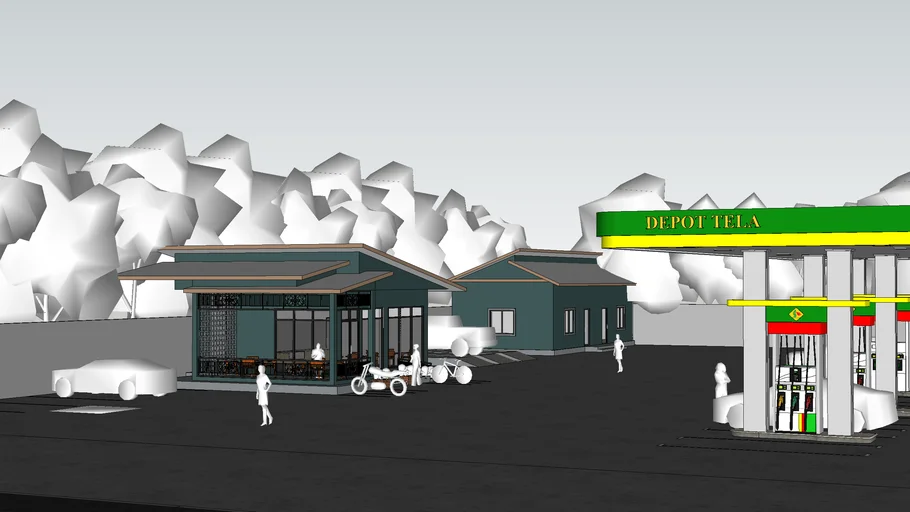 Petroleum Station | 3D Warehouse