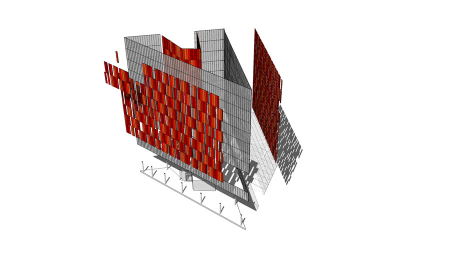 Red Box Building | 3D Warehouse