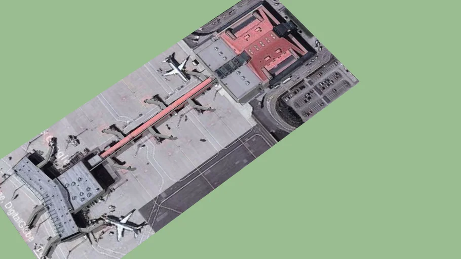 Keflavik International Airport Terminal v3 {BIKF;KEF; 285Kb} | 3D Warehouse