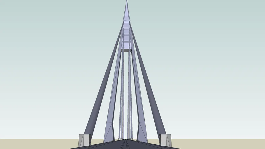 single spire bridge | 3D Warehouse