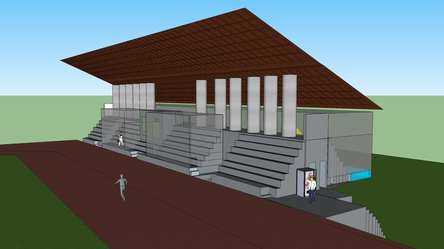 School Bleachers | 3D Warehouse