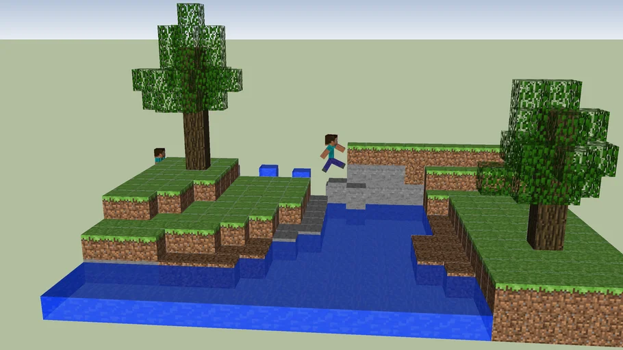 Minecraft Scene | 3D Warehouse