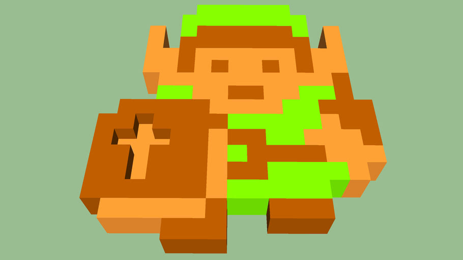 The Legend of Zelda: Link 8 Bit | 3D Warehouse
