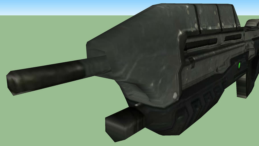 Textured Halo 3 Assault Rifle | 3D Warehouse