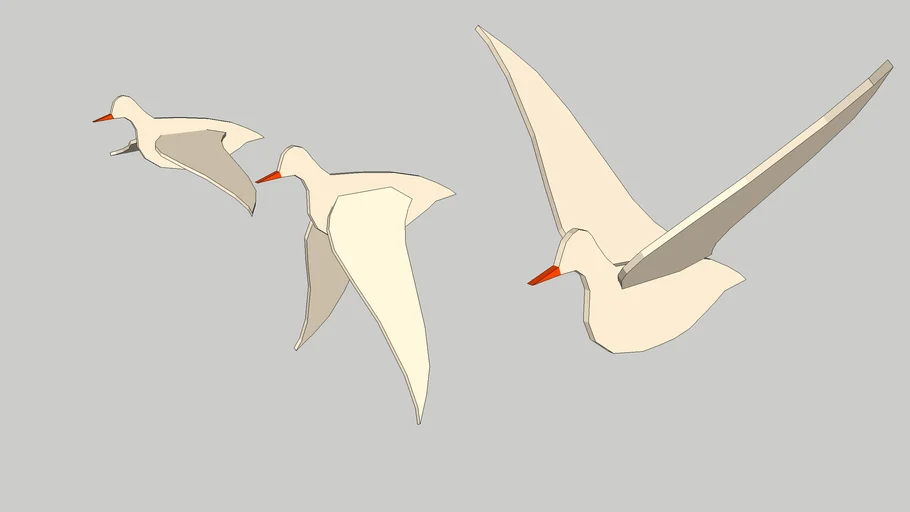 Wooden Birds | 3D Warehouse