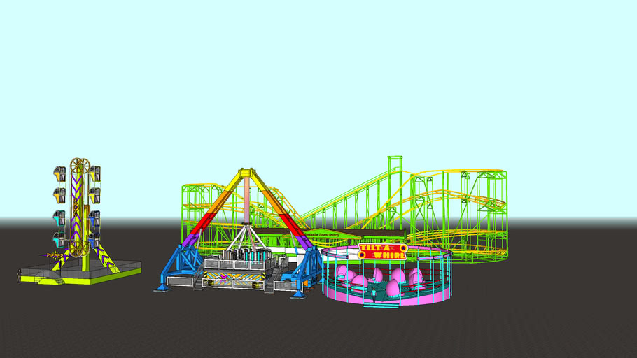Fun Fair Ride fun the at fair | 3D Warehouse