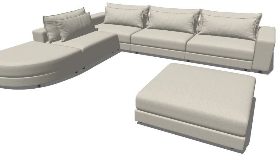 ALORA MODULAR CORNER 6 PCS. | 3D Warehouse