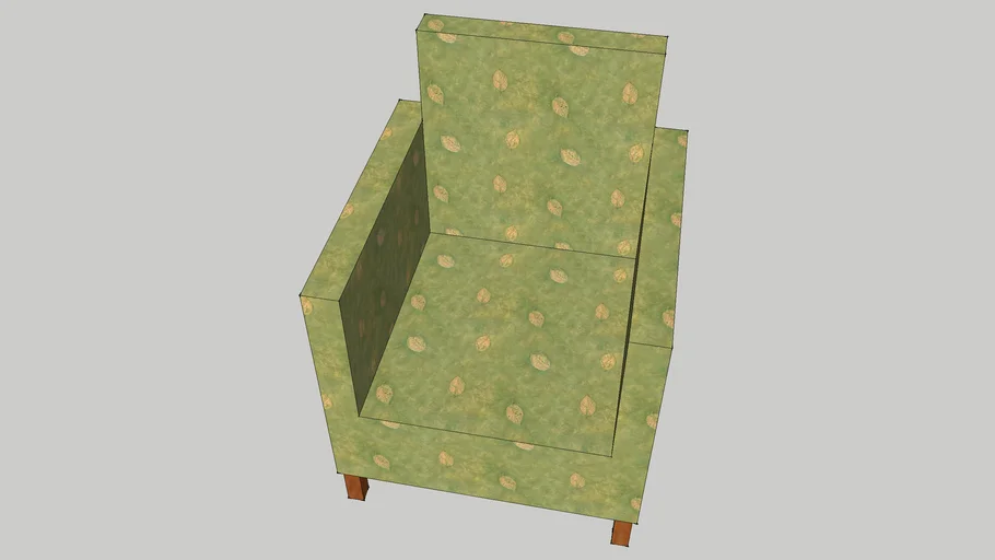 Simple Block Chair | 3D Warehouse